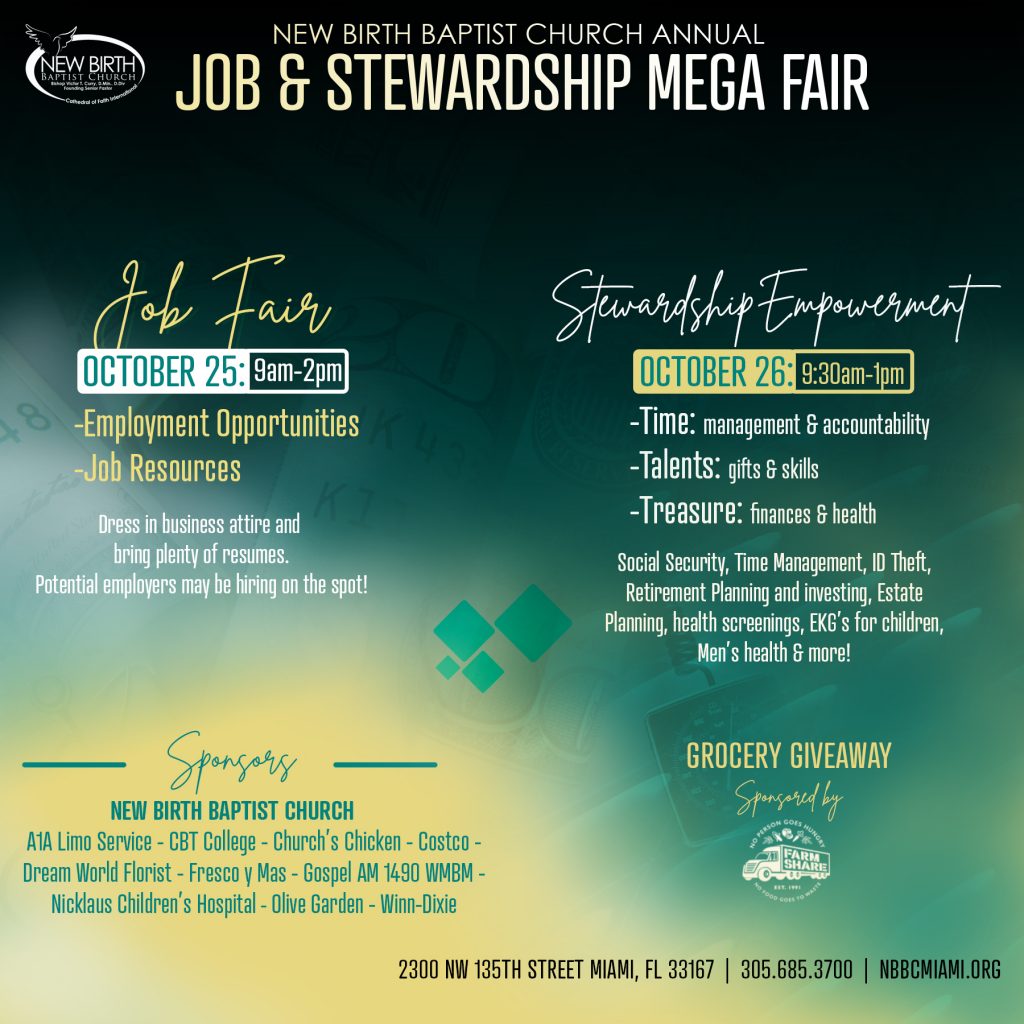 JOB & STEWARDSHIP MEGA FAIR | NBBC